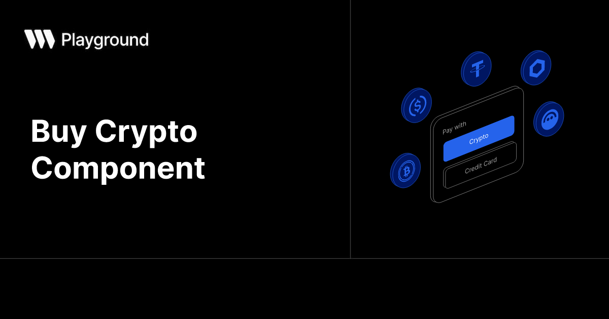 Buy Crypto Component | thirdweb Playground