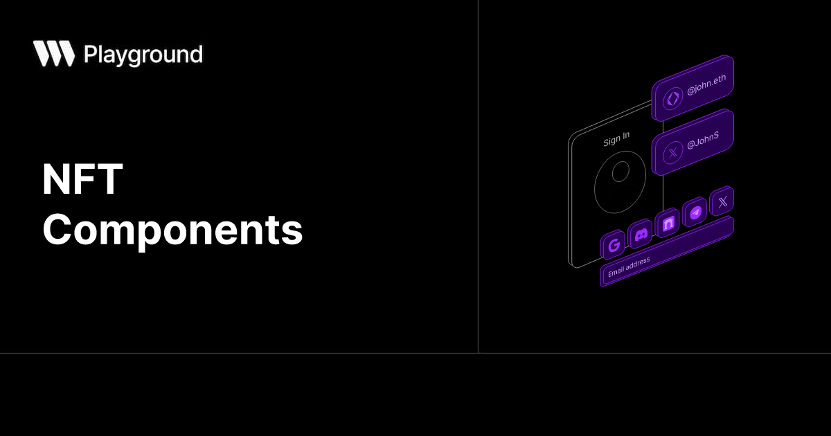 NFT Components | thirdweb Playground