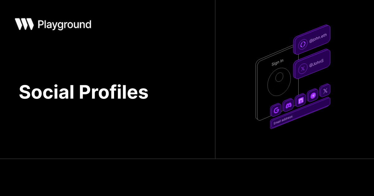 Social Profiles | thirdweb Playground