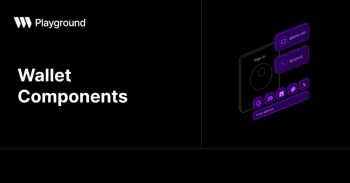 Wallet Components | thirdweb Playground